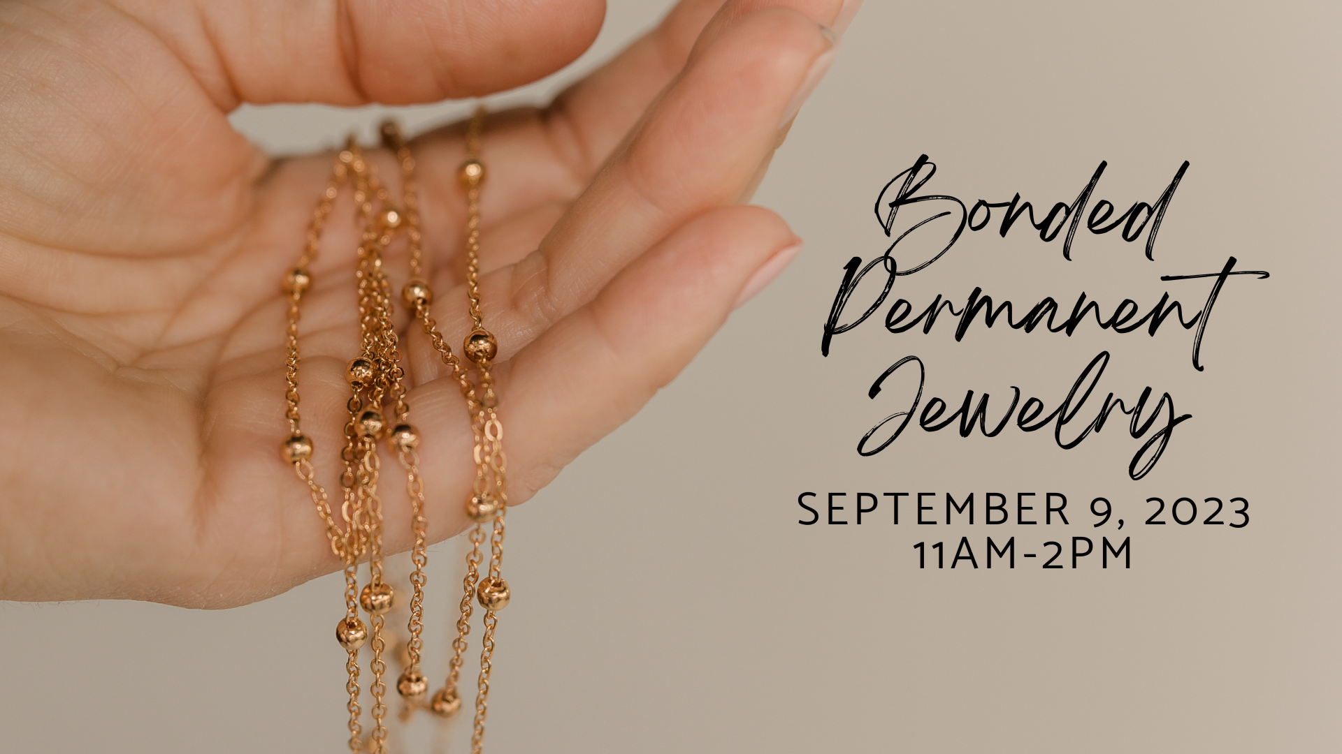 Bonded Permanent Jewelry Popup – Erma Jean